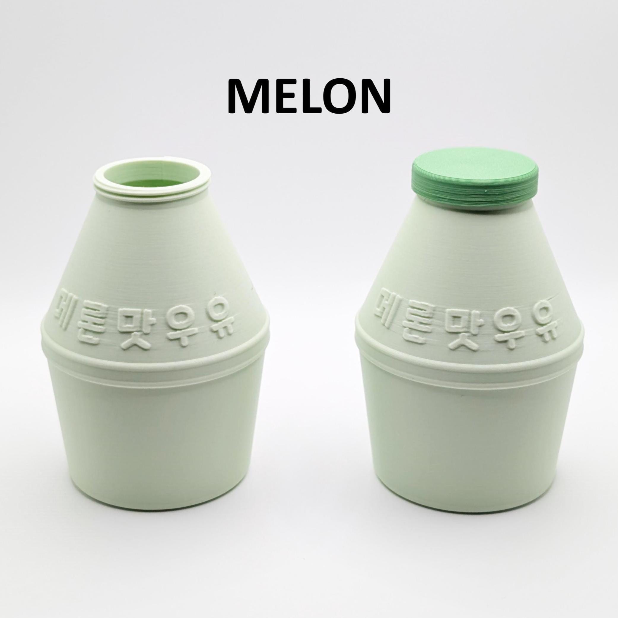 Korean Milk Storage Containers | Banana Milk and More | Embossed Flavor ...