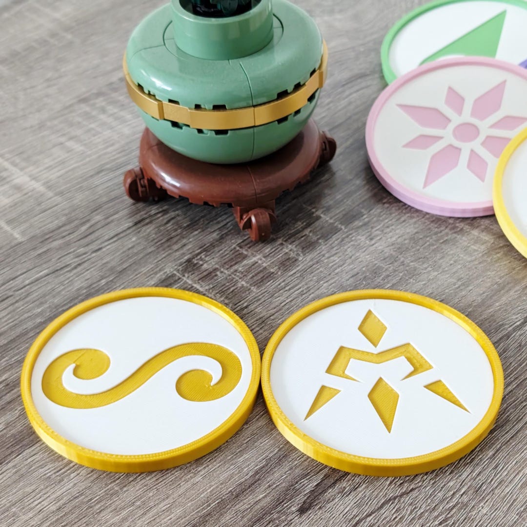 Digimon Crest Coasters | Miracles and Destiny - Etsy