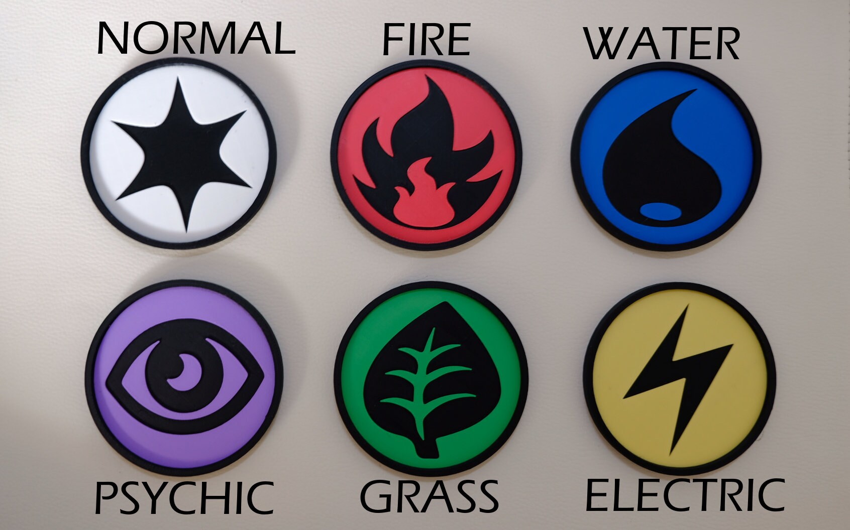 Pokemon TCG Type Symbol Coasters - Etsy