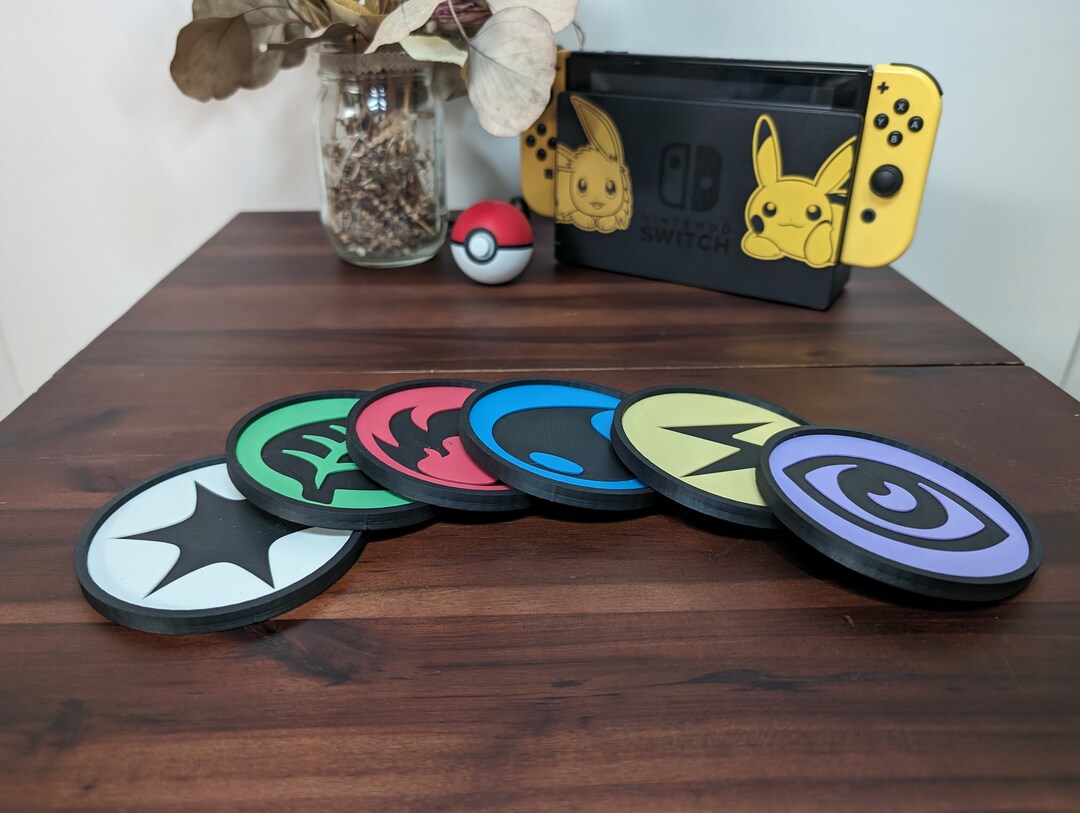 Pokemon TCG Type Symbol Coasters - Etsy