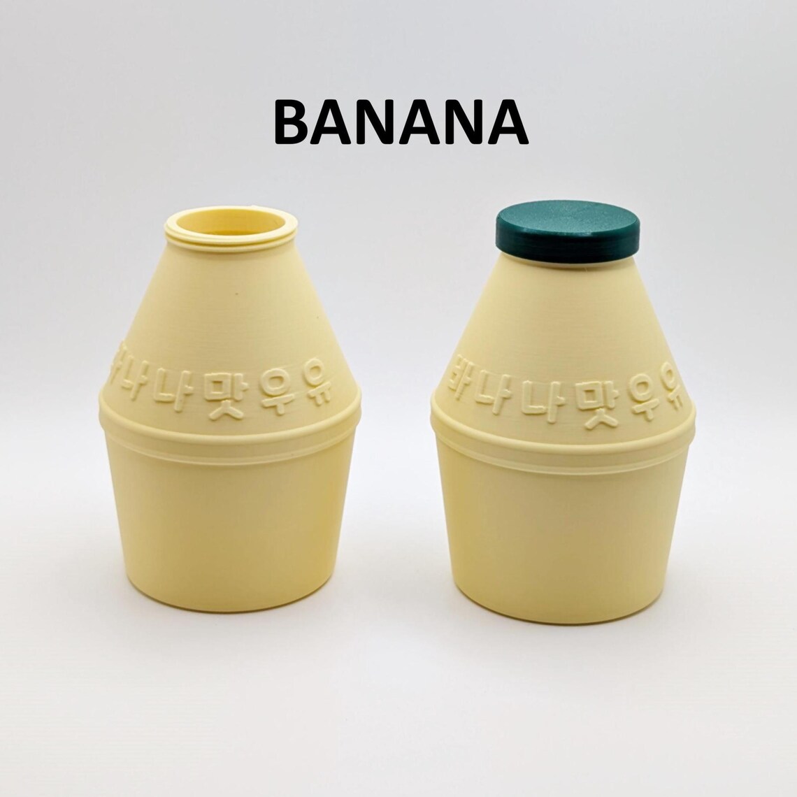 Korean Milk Storage Containers | Banana Milk and More | Embossed Flavor ...