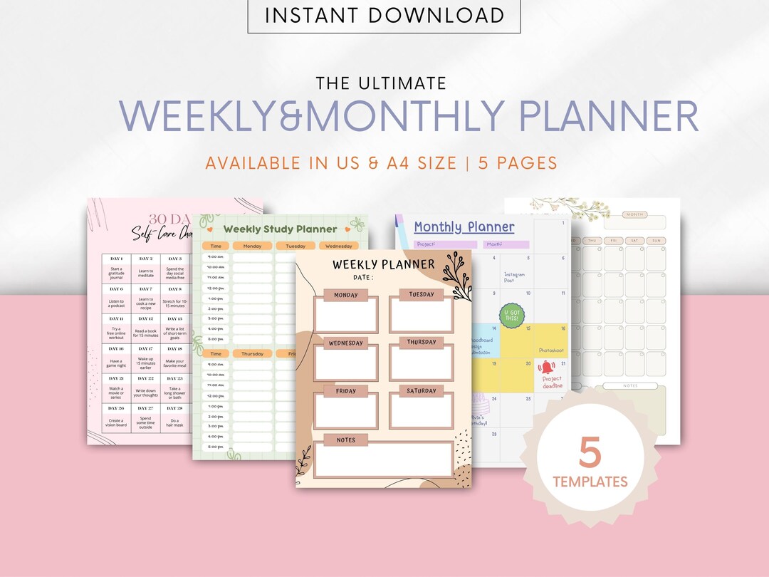 Daily Routines, Adorable Design, Weekly Organizer, Sweet Themes ...