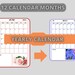 Goal Setting, Full-year Calendar, Monthly Overview, Yearly Scheduler ...