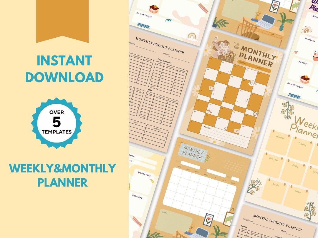 Adorable Design, Weekly Organizer, Sweet Themes, Pink and Cute ...