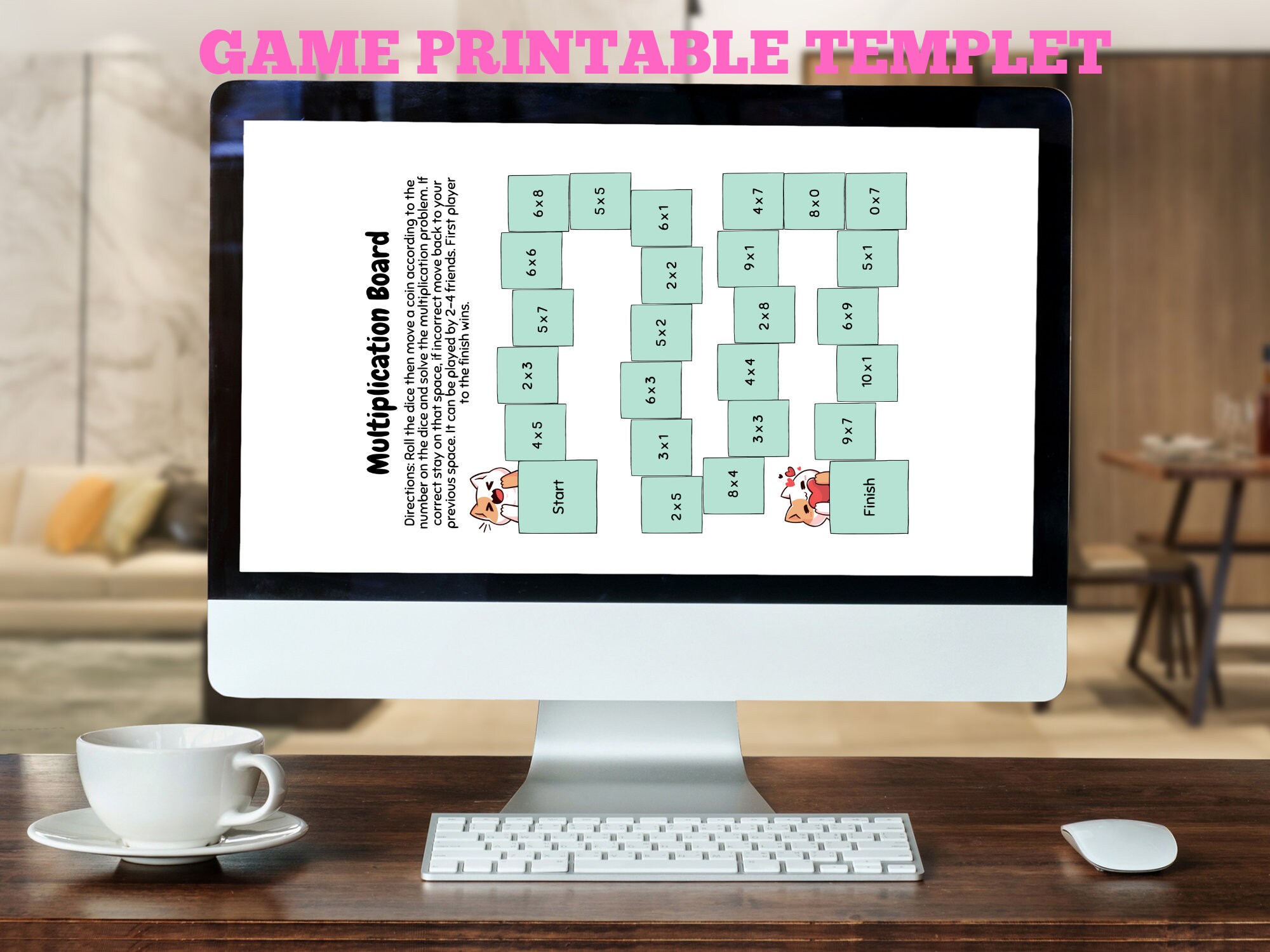 Educational Memory Games, Printable Learning Games, Preschool Memory ...