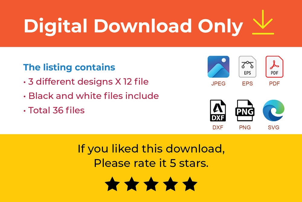 Double Heart 36 Instant Download in Black & White 3PNG, 3EPS, 3dxf, Mug, Water Bottle, T-shirt ...