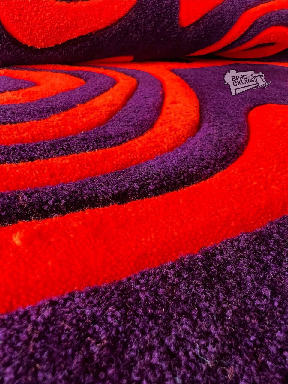 Abstract Tufted Rug - Etsy