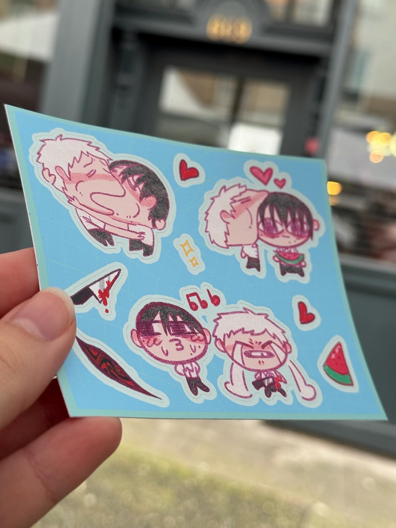 The Summer Hikaru Died Hikaru X Yoshiki Sticker Sheet, Anime, BL, Yaoi ...