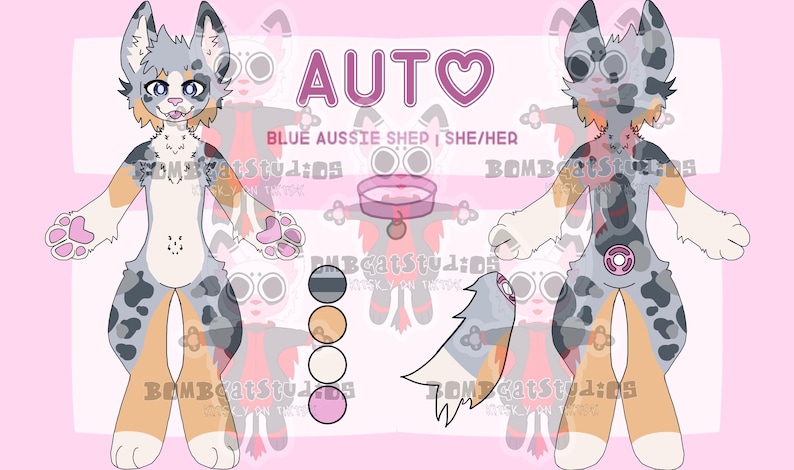 Fursona Reference Sheet - Etsy