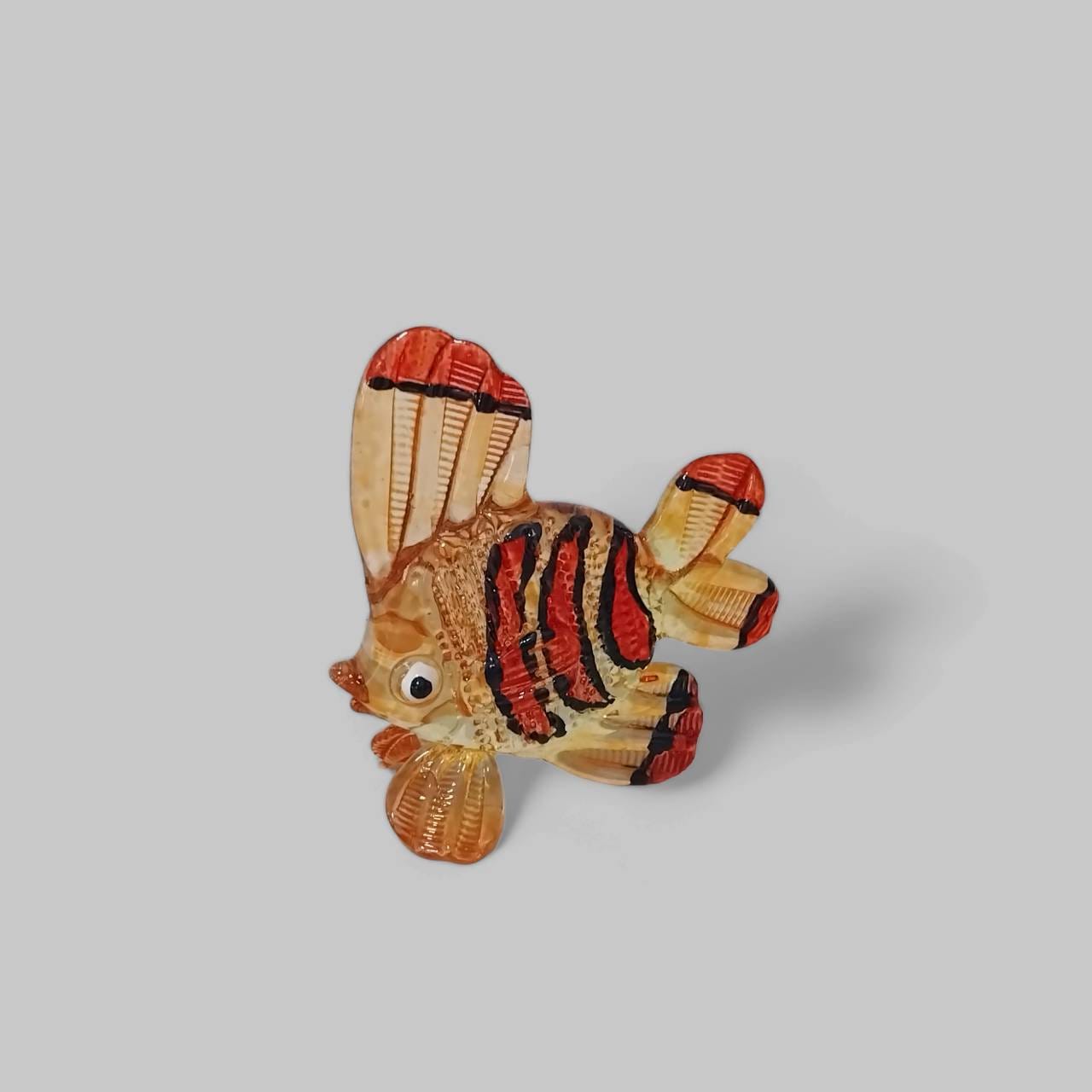 Miniature Nemo Fish Hand Blown Art Glass Figurine Animal Collectable ...