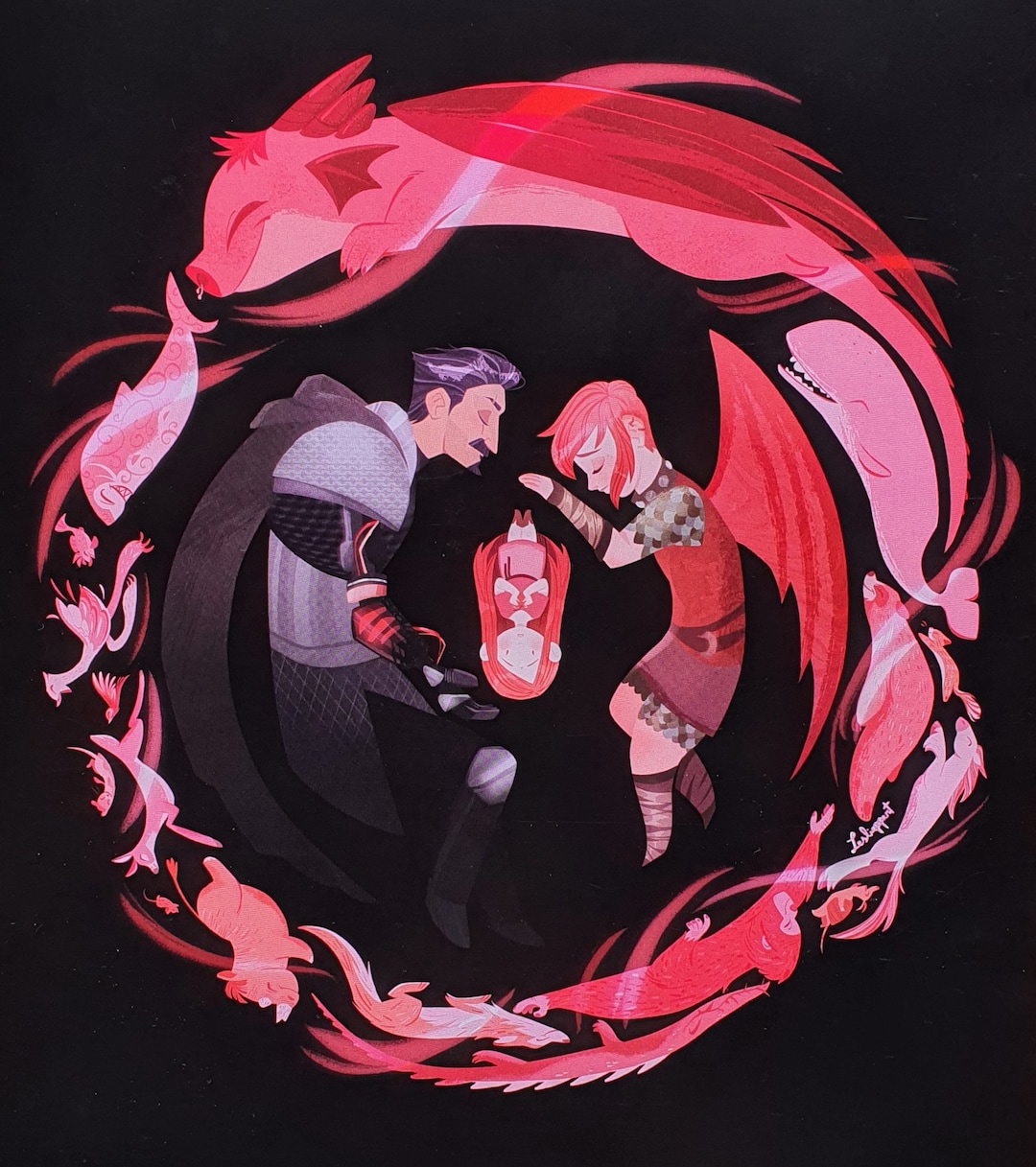 Nimona Poster Ballister Transformations Different Sizes Animals - Etsy