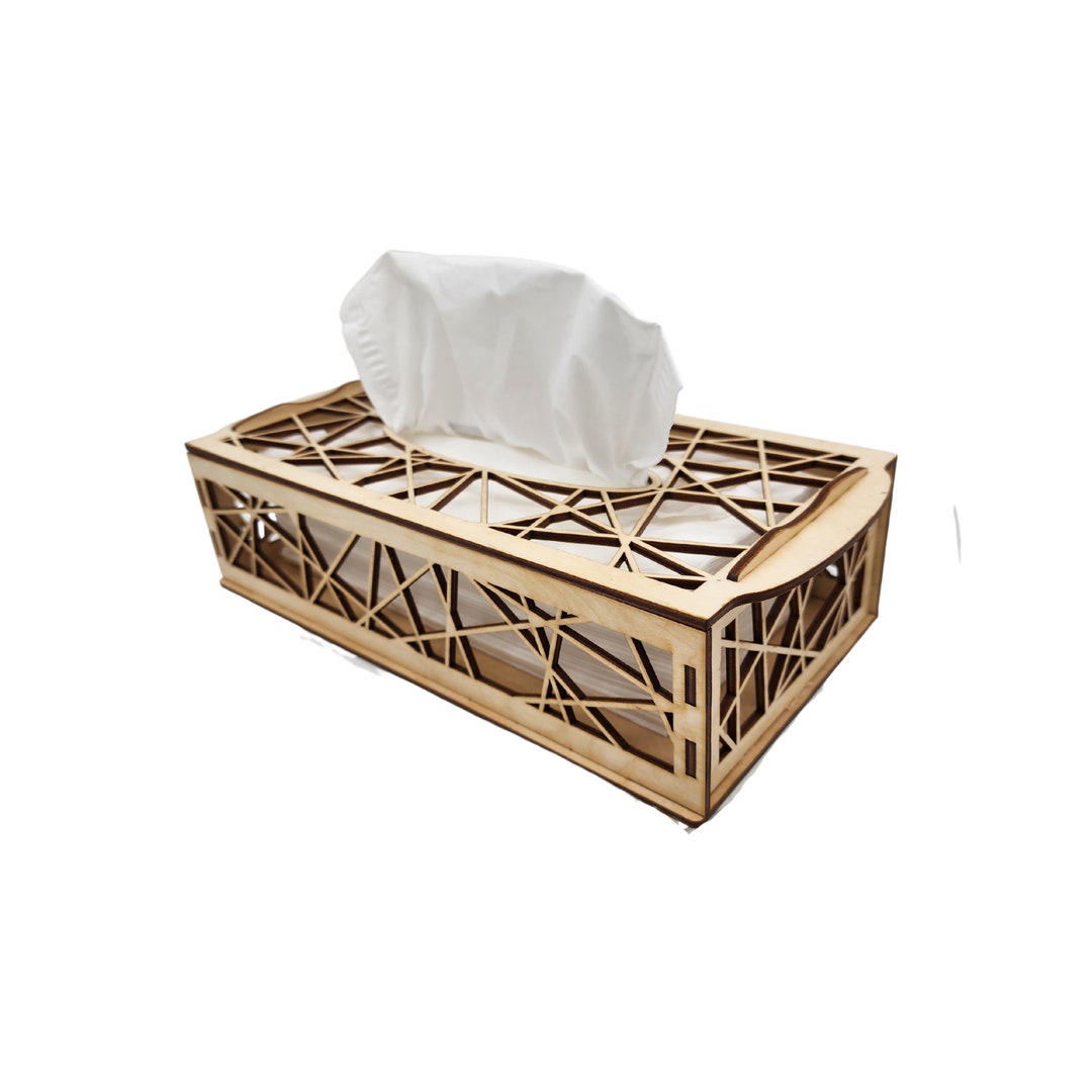 Elegant Tissue Box, Storage for Tissues, Wooden Tissue Cover, Wooden ...