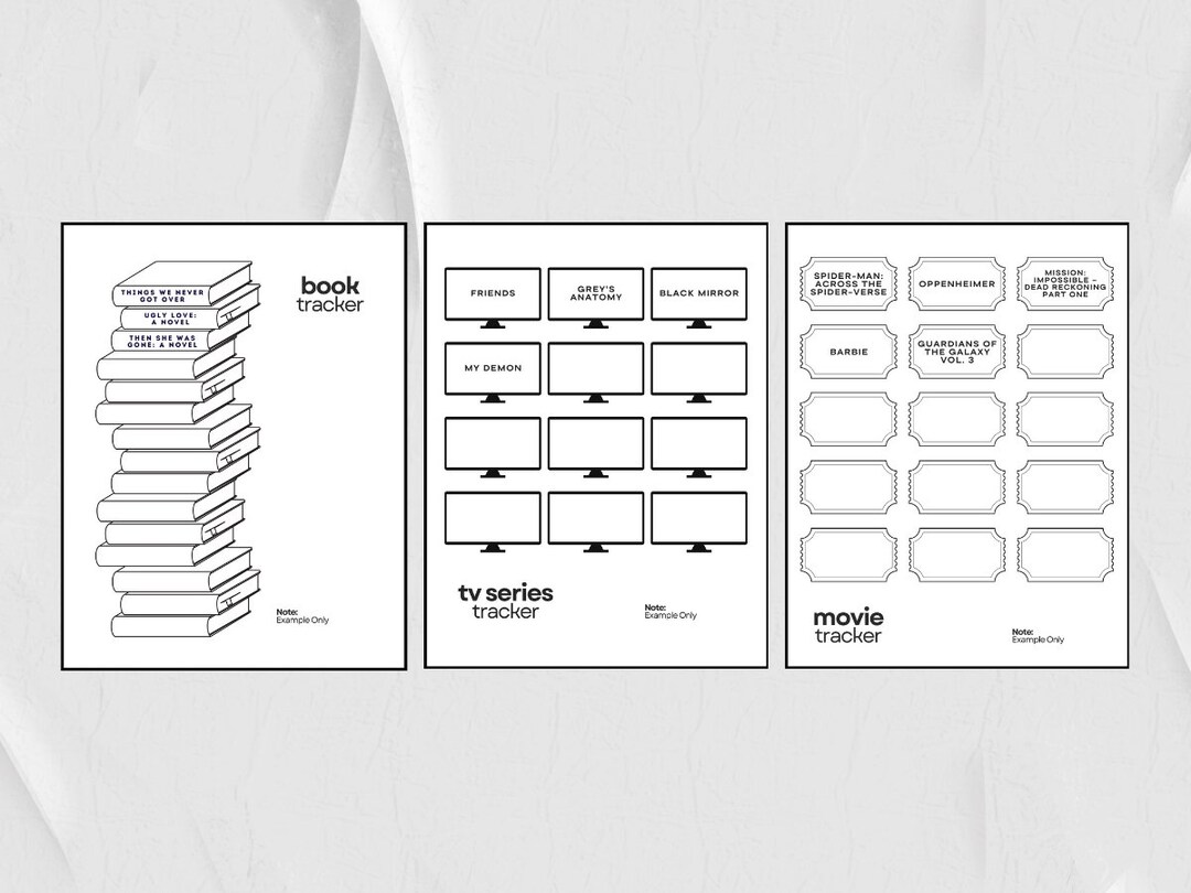 Activity Tracker Printable Tracker Daily Tracker Monthly & Yearly ...