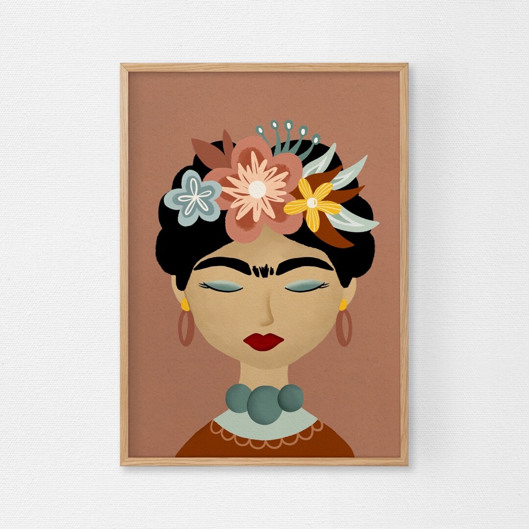 Frida Kahlo-Poster A4 & A3 | Frida Kahlo | Poster | Wandposter ...