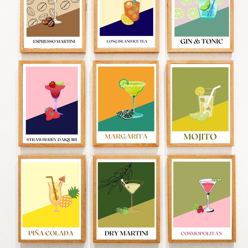 Cocktail Poster - Etsy