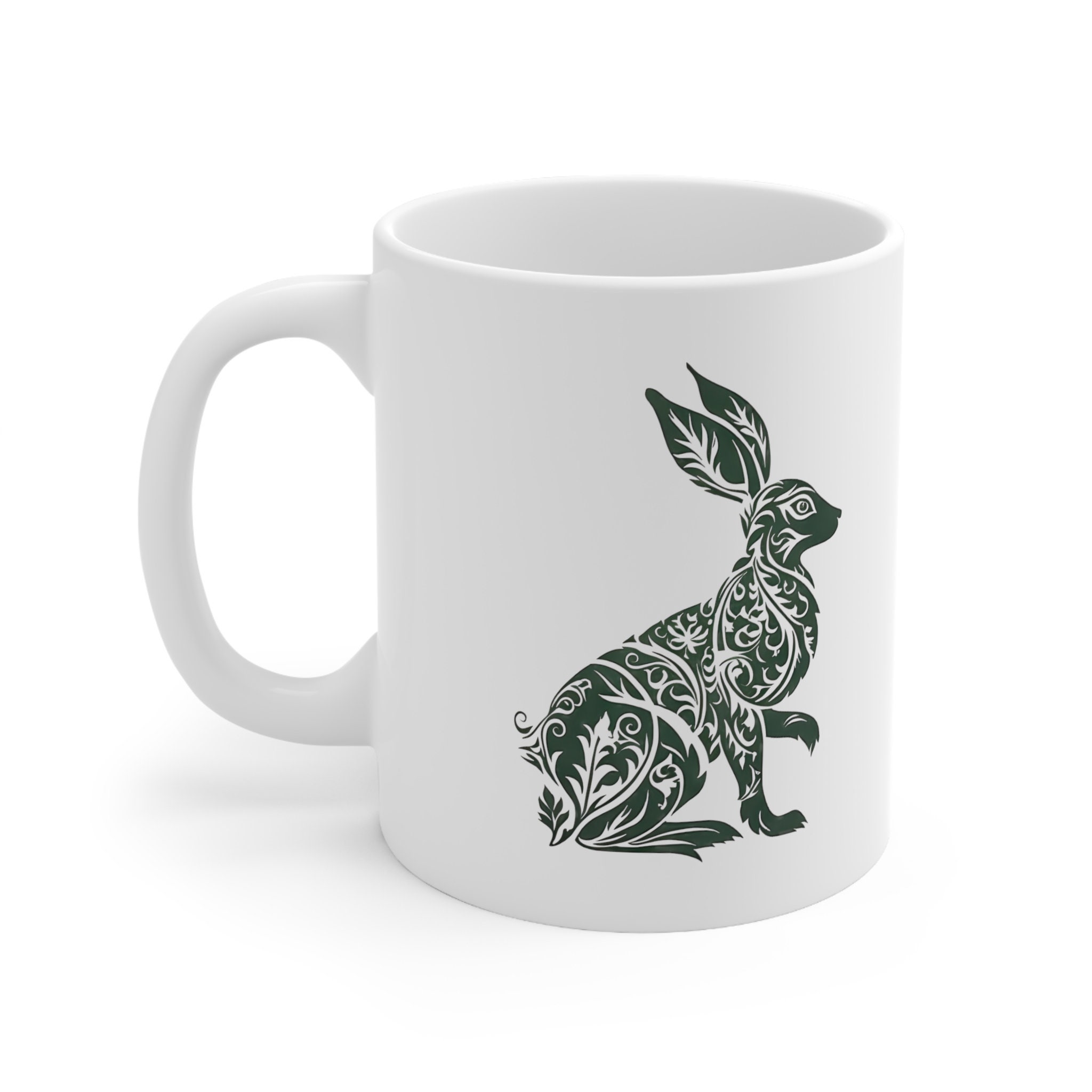 Victorian Style Rabbit Ceramic Mug 11oz - Etsy