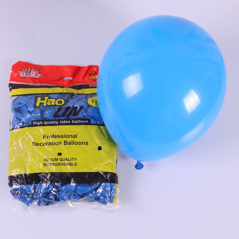 Blue Latex Balloons- 12 Inch-100 Pcs - Etsy