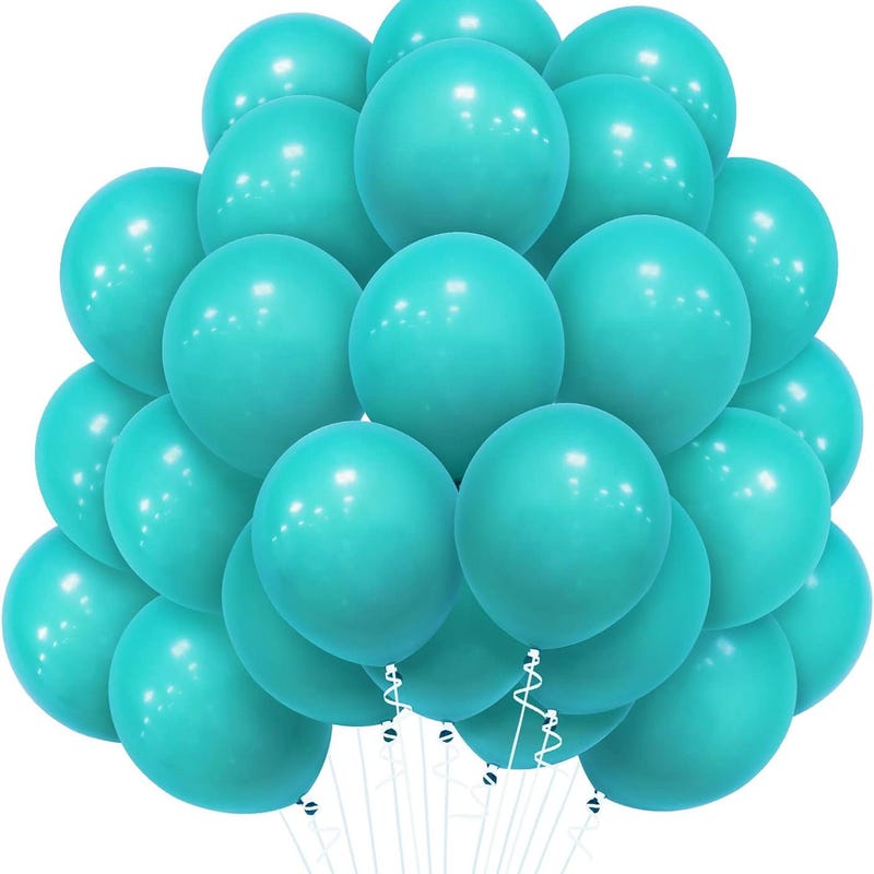 Teal Balloons - Etsy
