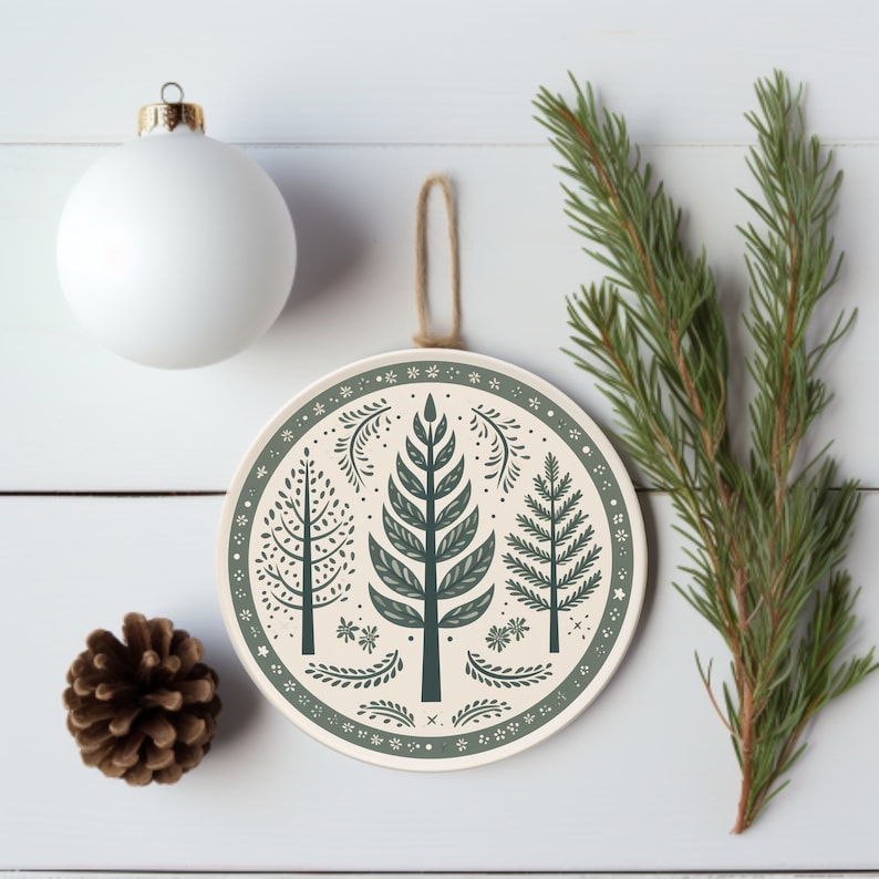 Scandinavian Christmas Tree Ornaments, Custom Christmas Ornament ...