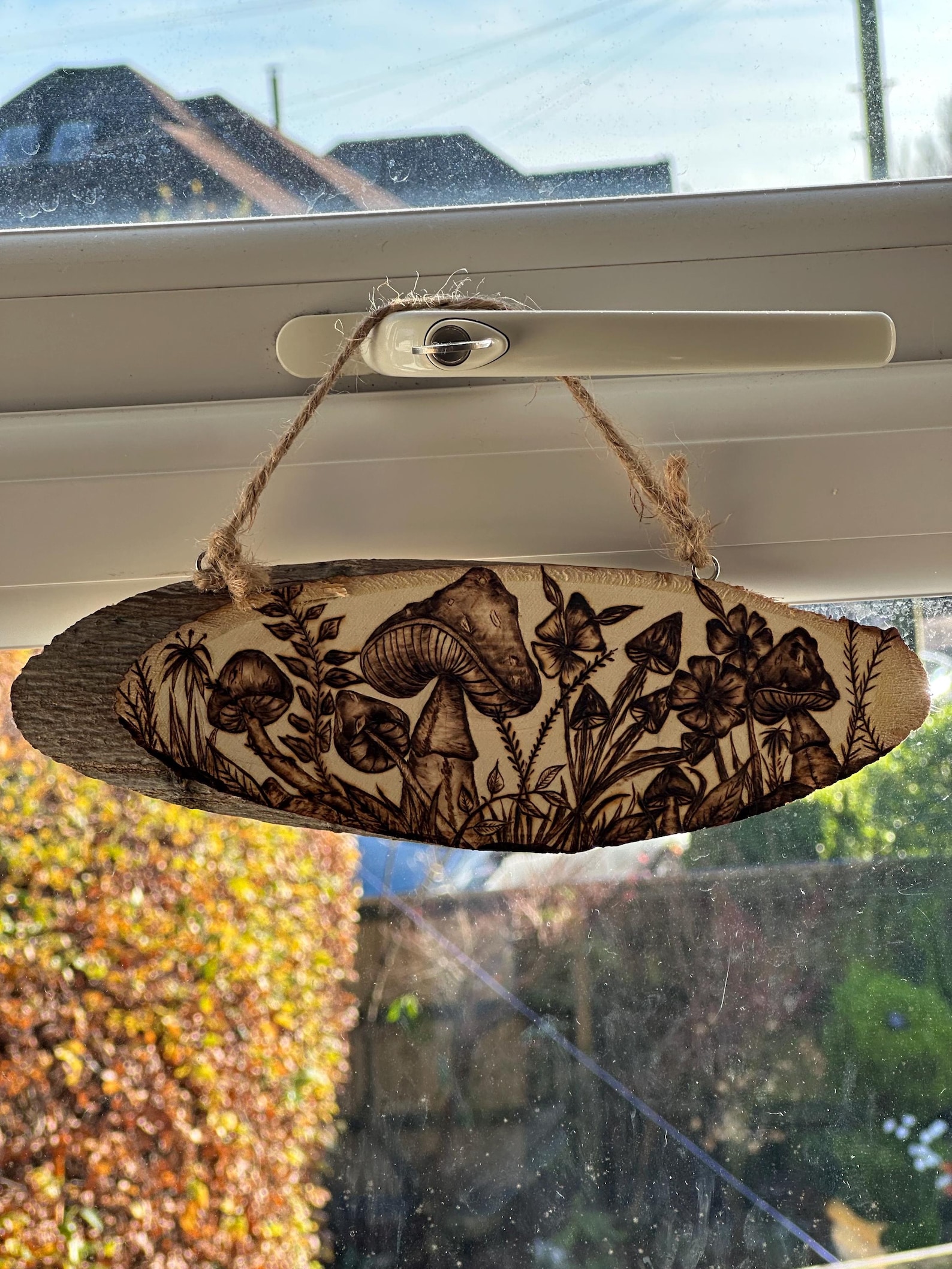 Mushroom Forest Wood Burning Pyrography Art - Etsy