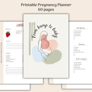 Printable Pregnancy Journal Printable Pregnancy Planner Pregnancy Diary ...