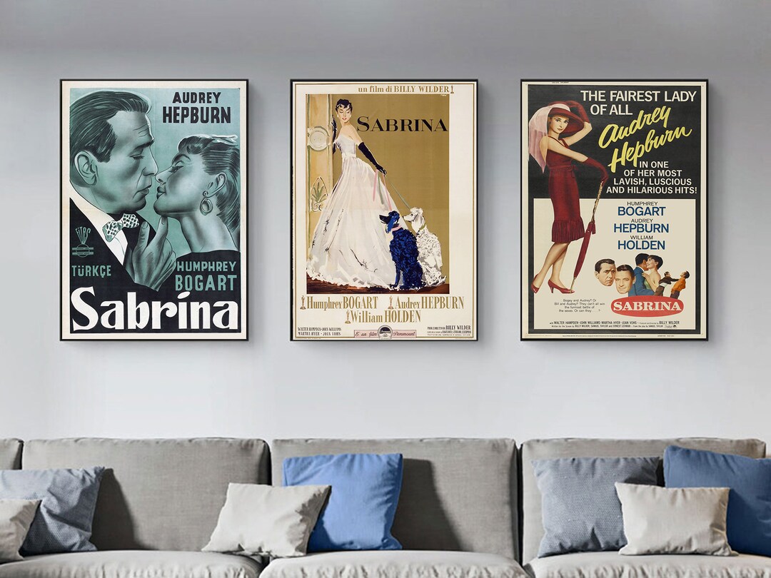 Sabrina Movie Poster High Quality Decorative Canvas Prints Bedroom ...