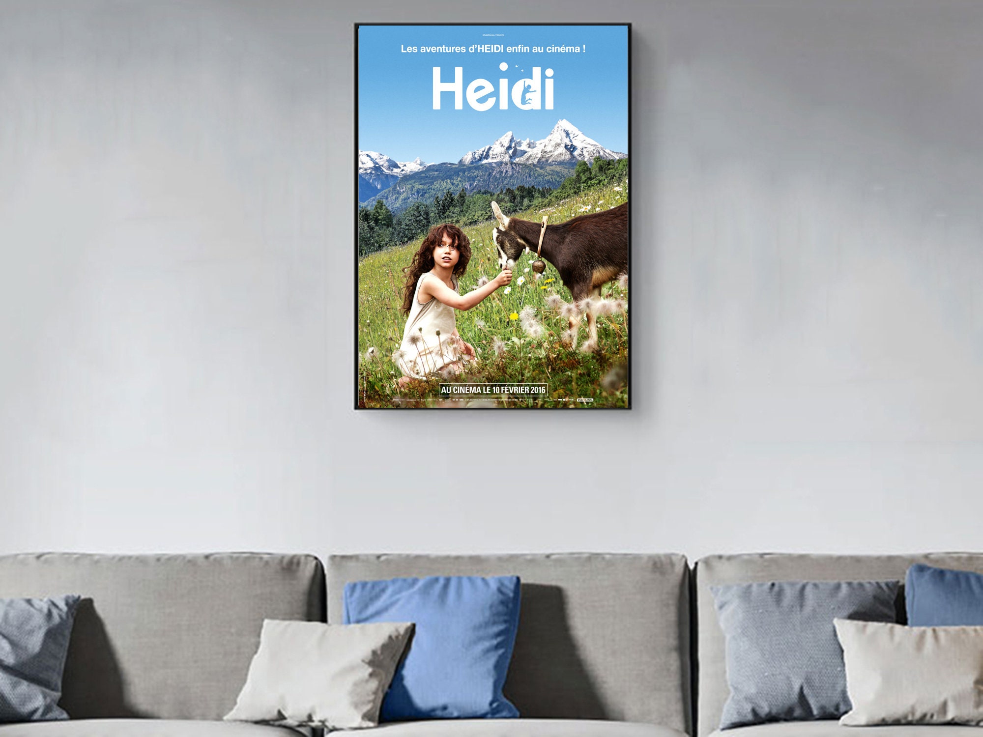 Heidi Movie Poster Series High Quality Decorative Canvas Prints Bedroom ...