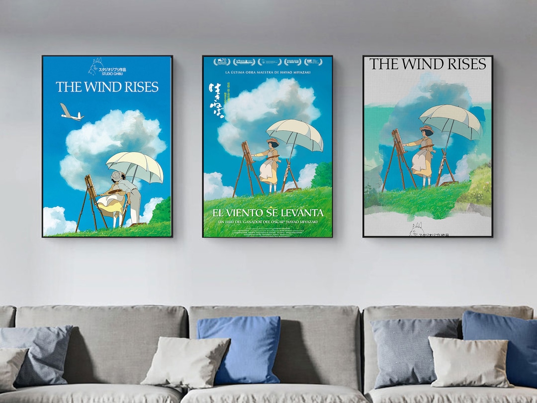 The Wind Rises Movie Poster High Quality Decorative Canvas Prints ...