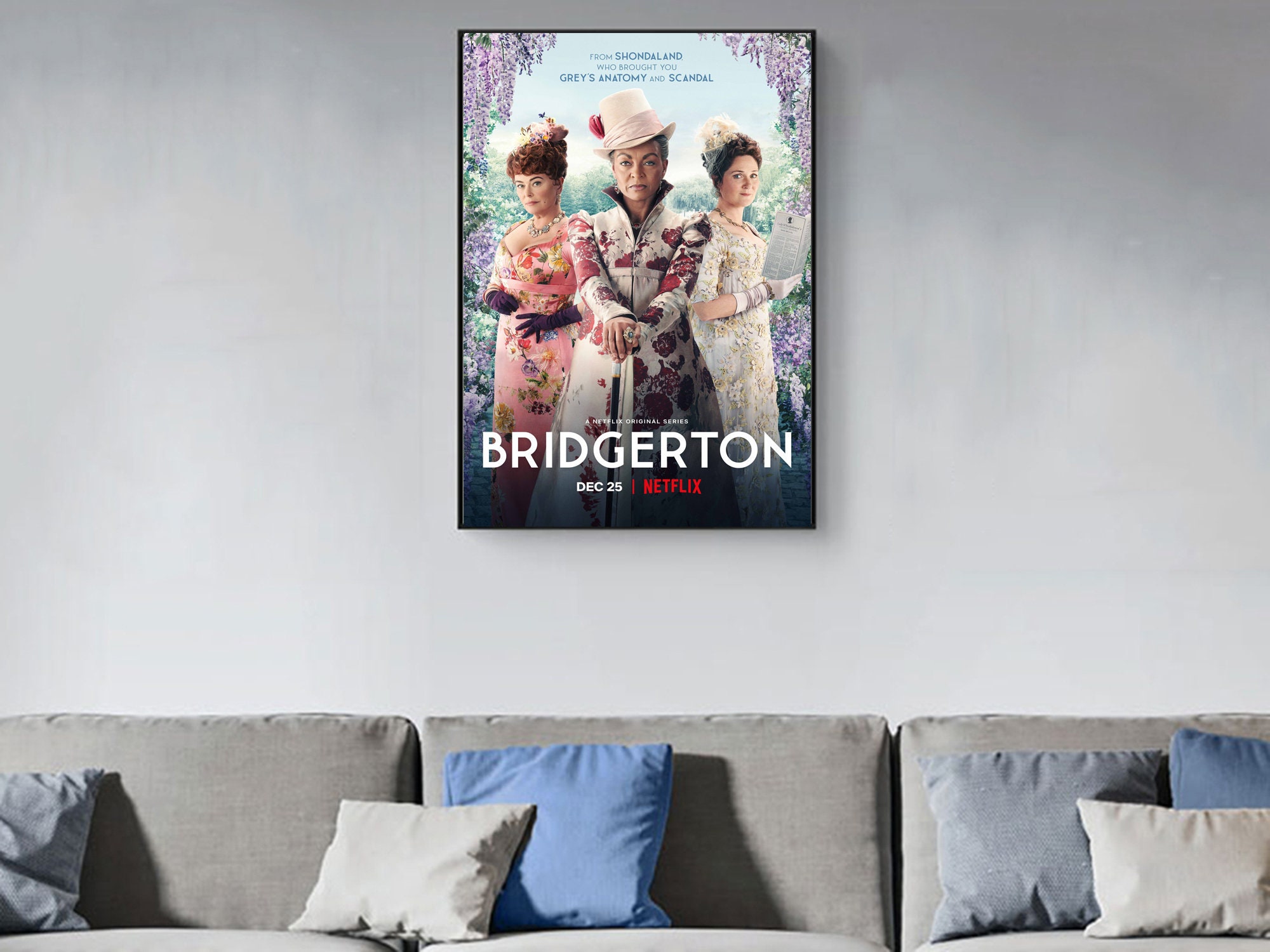 Bridgerton Season 1 Movie Poster High Quality Decorative Canvas Prints ...