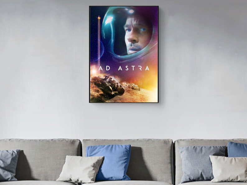 Ad Astra Movie Poster High Quality Decorative Canvas Prints Bedroom ...