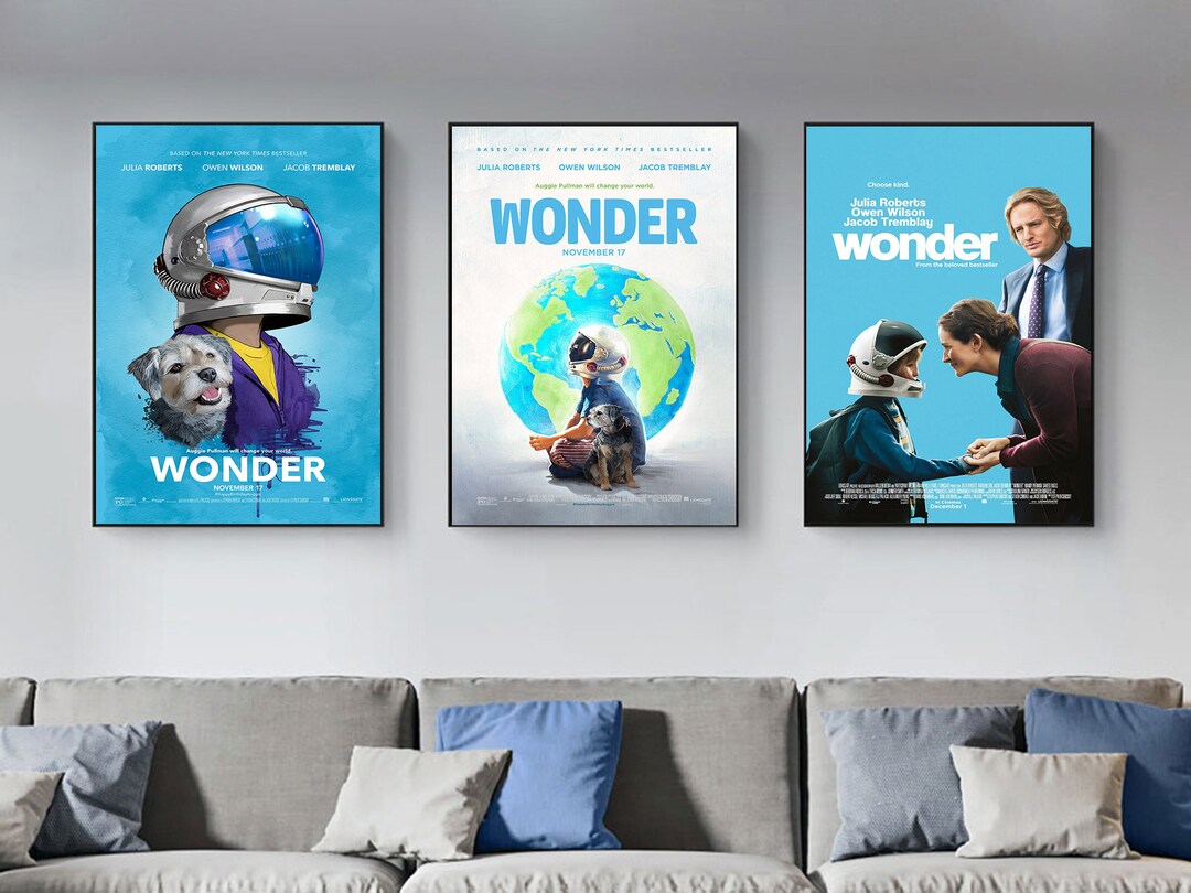 Wonder Movie Poster High Quality Decorative Canvas Prints Bedroom ...
