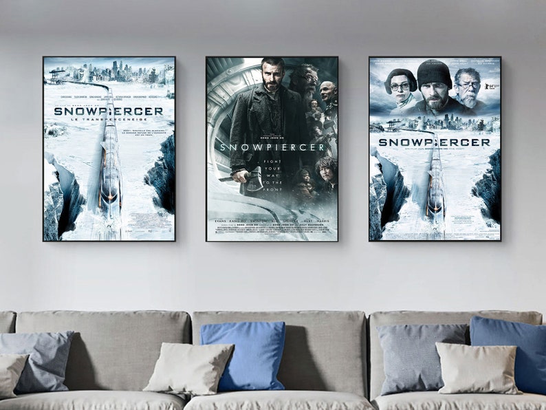 Snowpiercer Movie Poster High Quality Decorative Canvas Prints Bedroom ...
