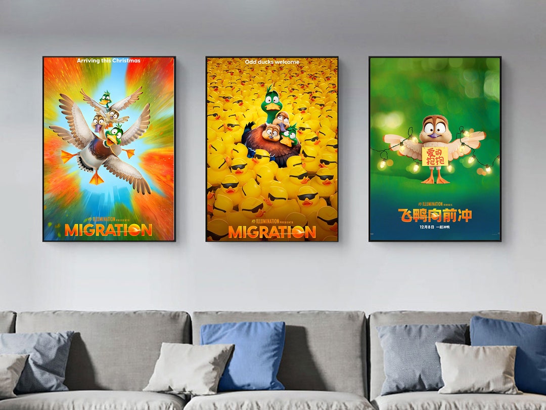 Migration Movie Poster High Quality Decorative Canvas Prints Bedroom ...
