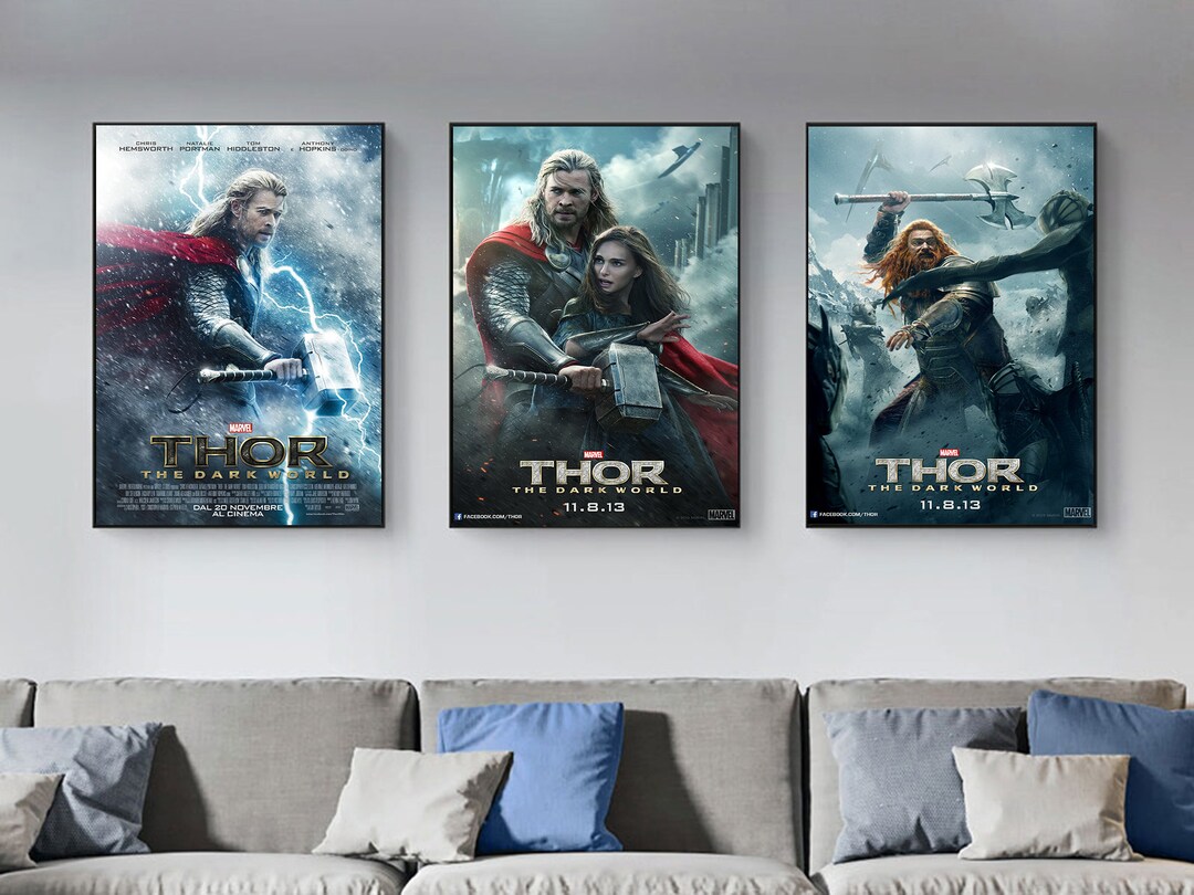 Thor the Dark World Movie Poster High Quality Decorative Canvas Prints ...