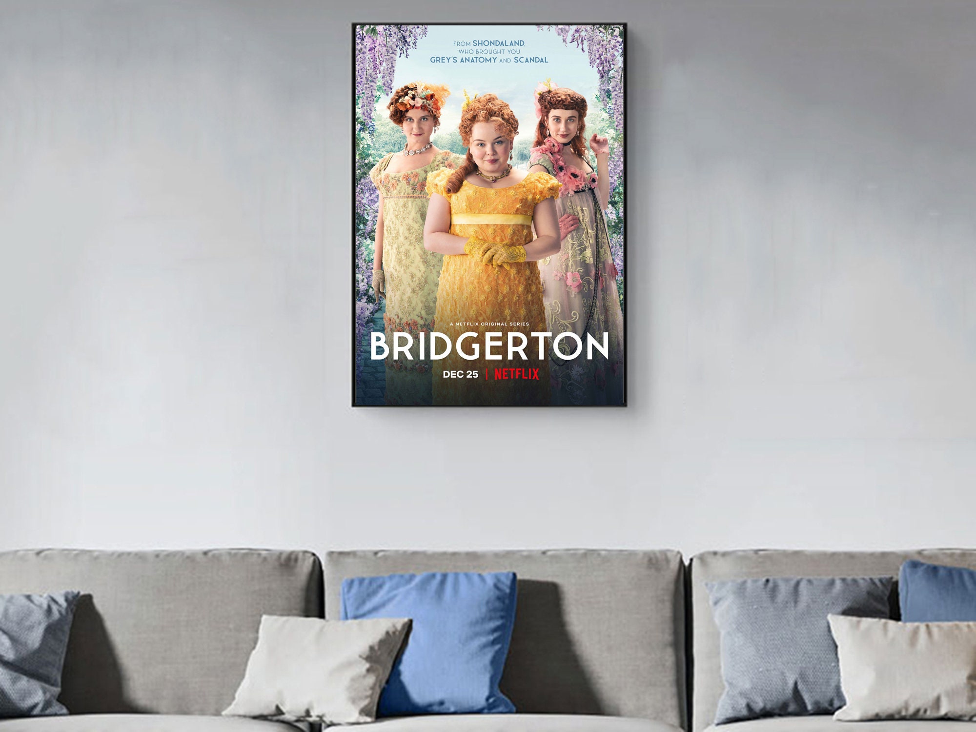 Bridgerton Season 1 Movie Poster High Quality Decorative Canvas Prints ...