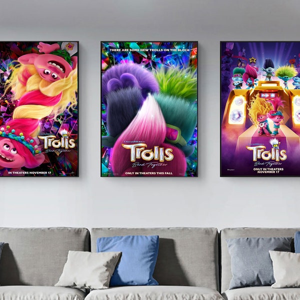 Trolls Poster - Etsy