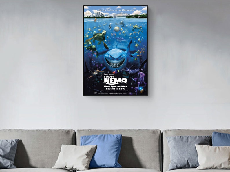 Finding Nemo Movie Poster Series High Quality Decorative Canvas Prints ...