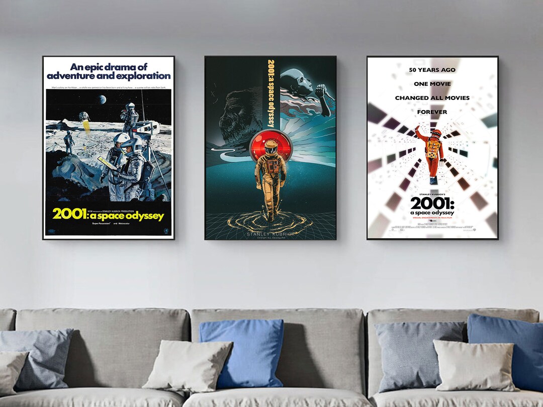 2001 A Space Odyssey Movie Poster High Quality Decorative Canvas Prints ...