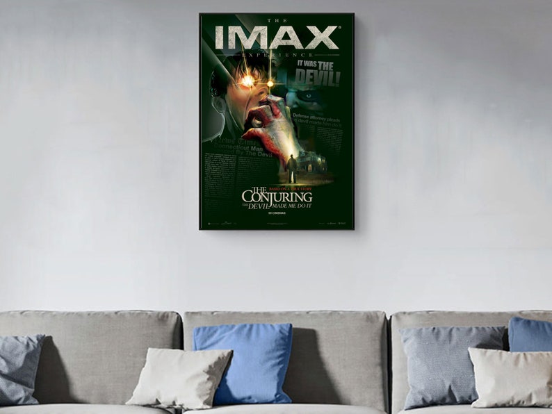 The Conjuring 3 Movie Poster Series High Quality Decorative Canvas ...