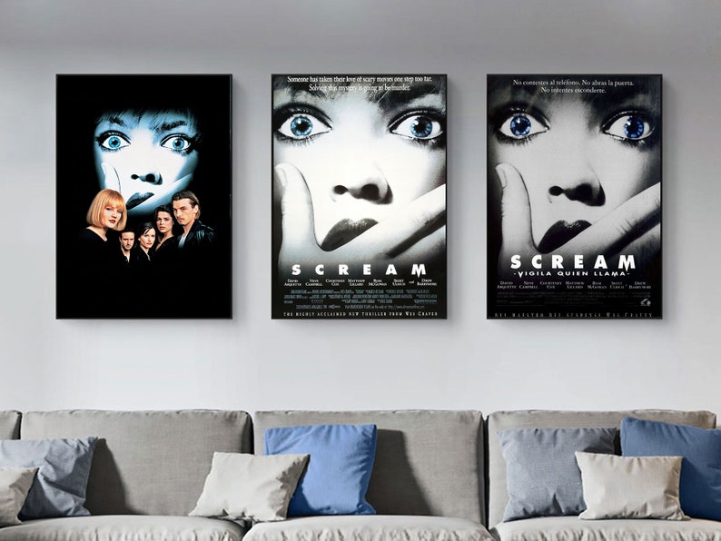 Scream Movie Poster Series High Quality Decorative Canvas Prints ...