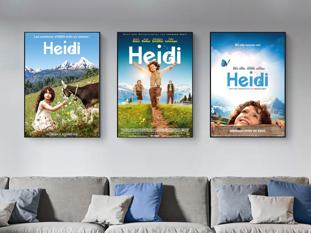 Heidi Movie Poster Series High Quality Decorative Canvas Prints Bedroom ...