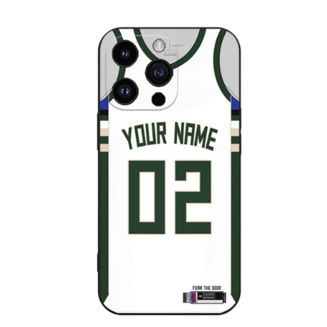 Milwaukee Bucks Theme Phone Case for iPhone 15, 14, 13, 12, 11, Xr, Xs ...