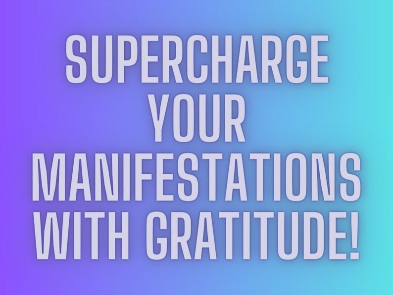 Daily Manifestation Magic Printable Journal - Manifest Focus ...