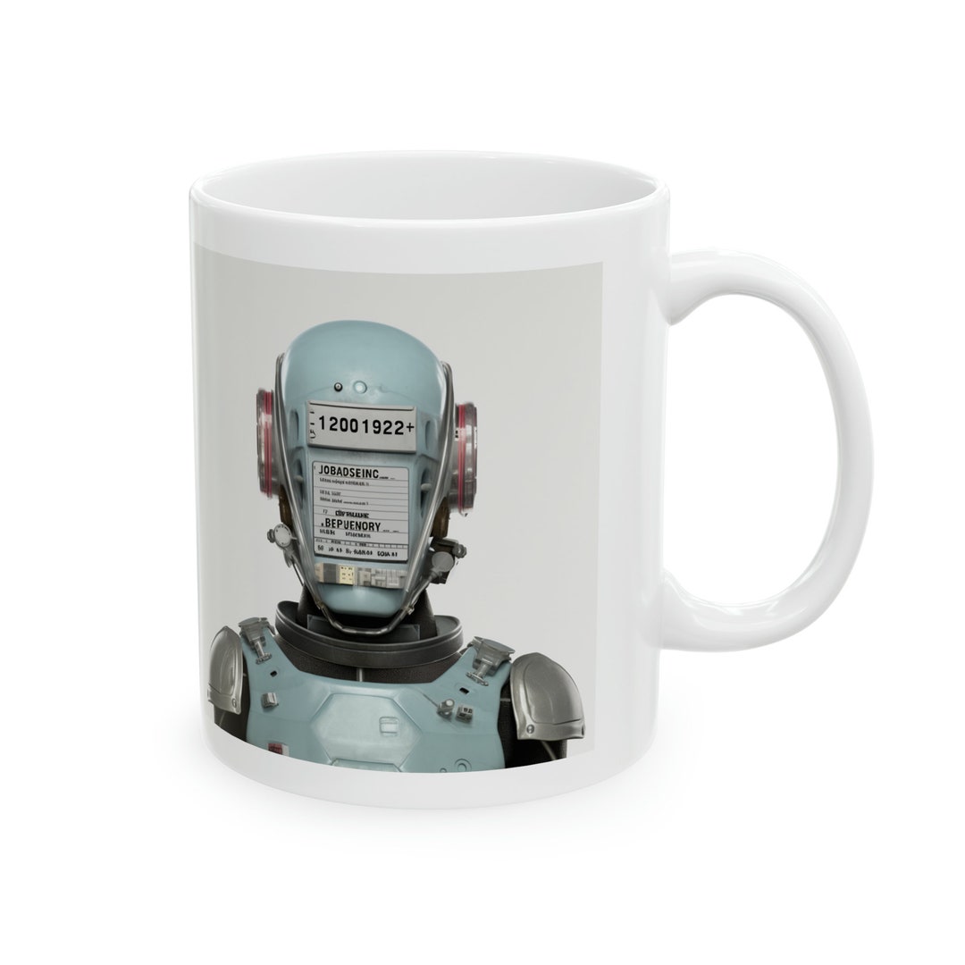 Android Mug: Sci-fi Robot Portrait Coffee Cup - Etsy