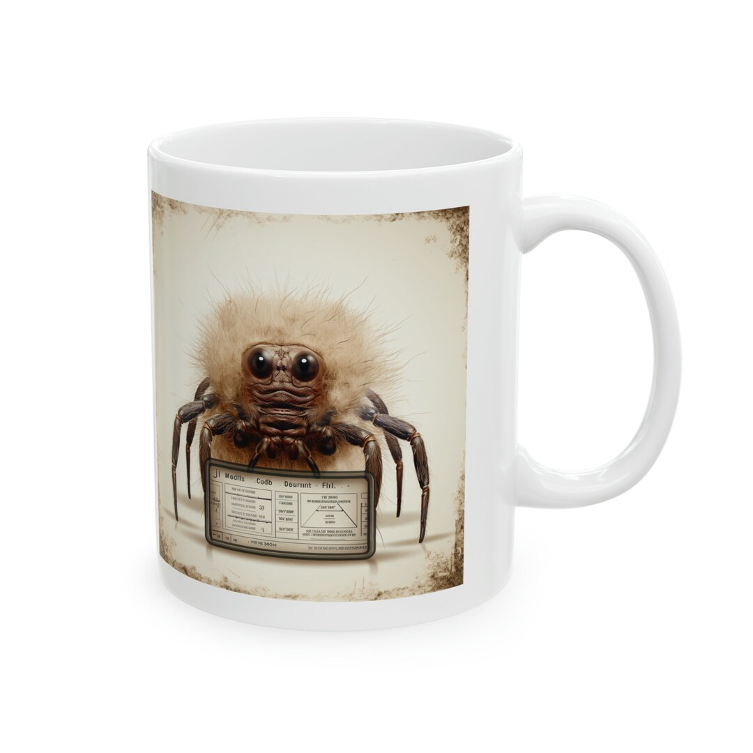 Cute Spider Mug, Arachnid Pet Design, 11oz Ceramic - Etsy