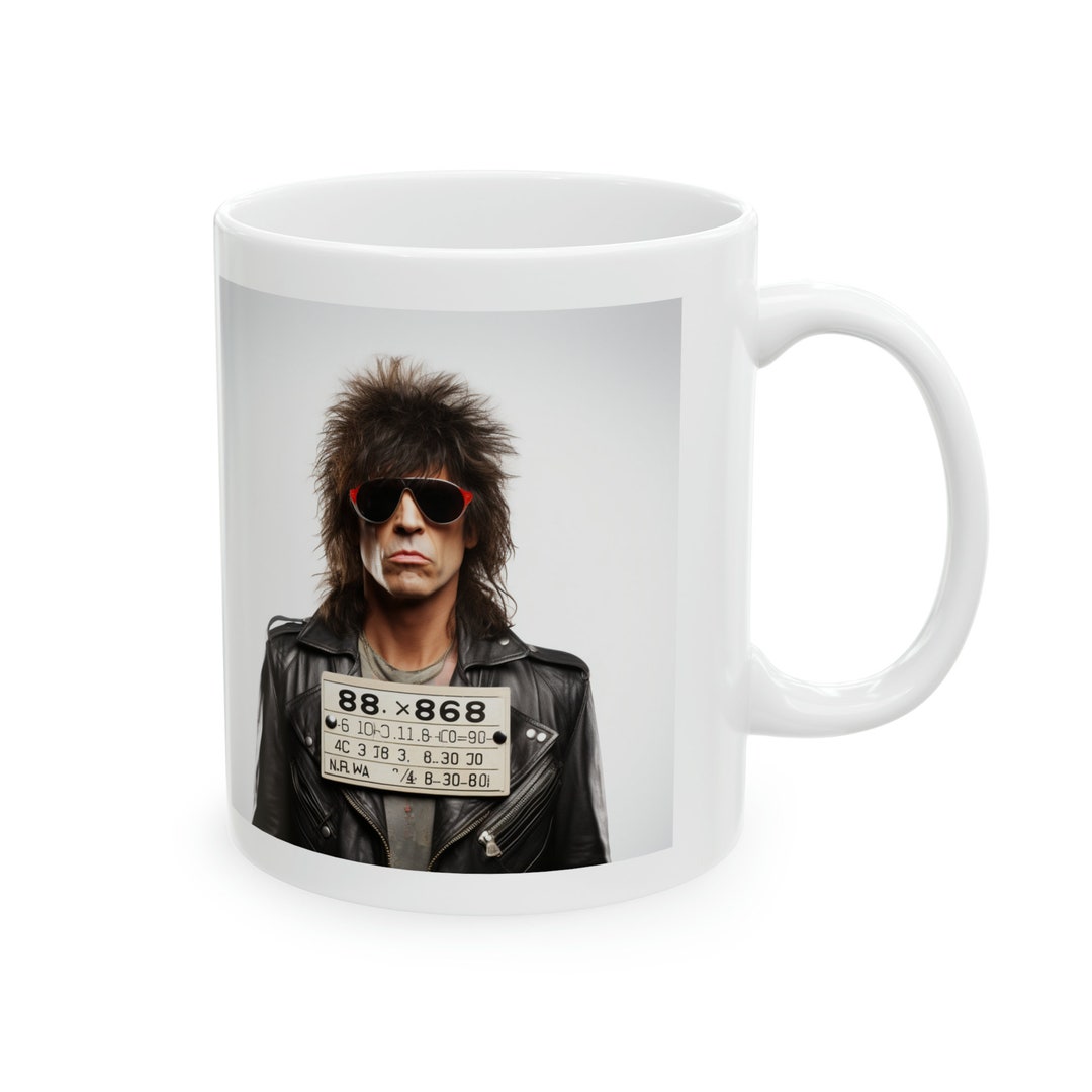 1970s-80s Mugshot Coffee Mug: Bobby Clean Portrait - Etsy