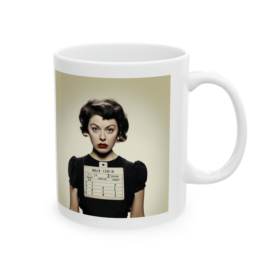 Police Mugshots Designs for Mugs. 1950's - 1960's Lana - Etsy