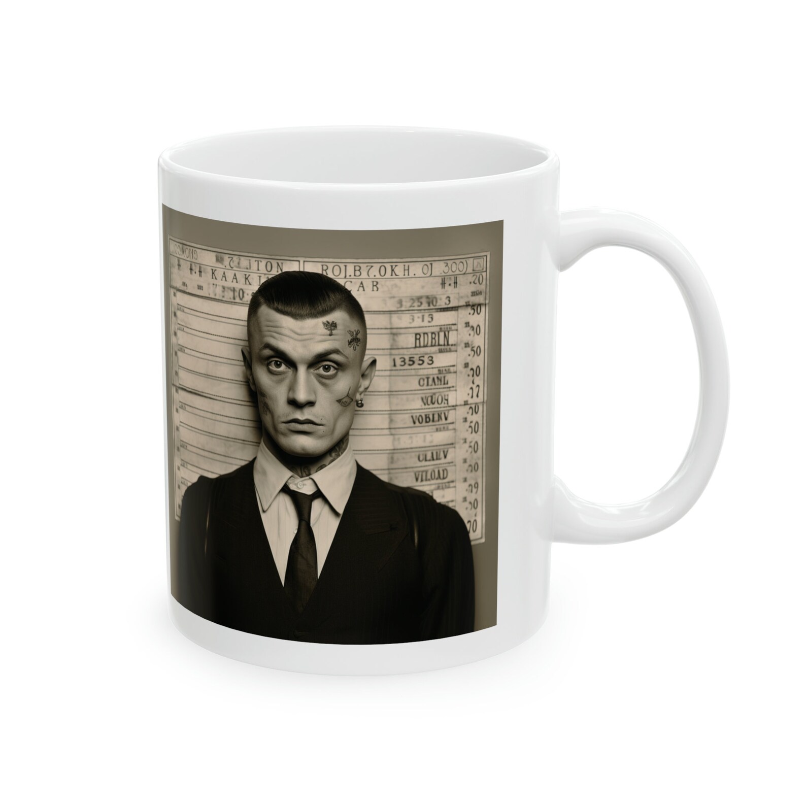Police Mugshots Designs for Mugs. 1950's - 1960's Dimitri - Etsy