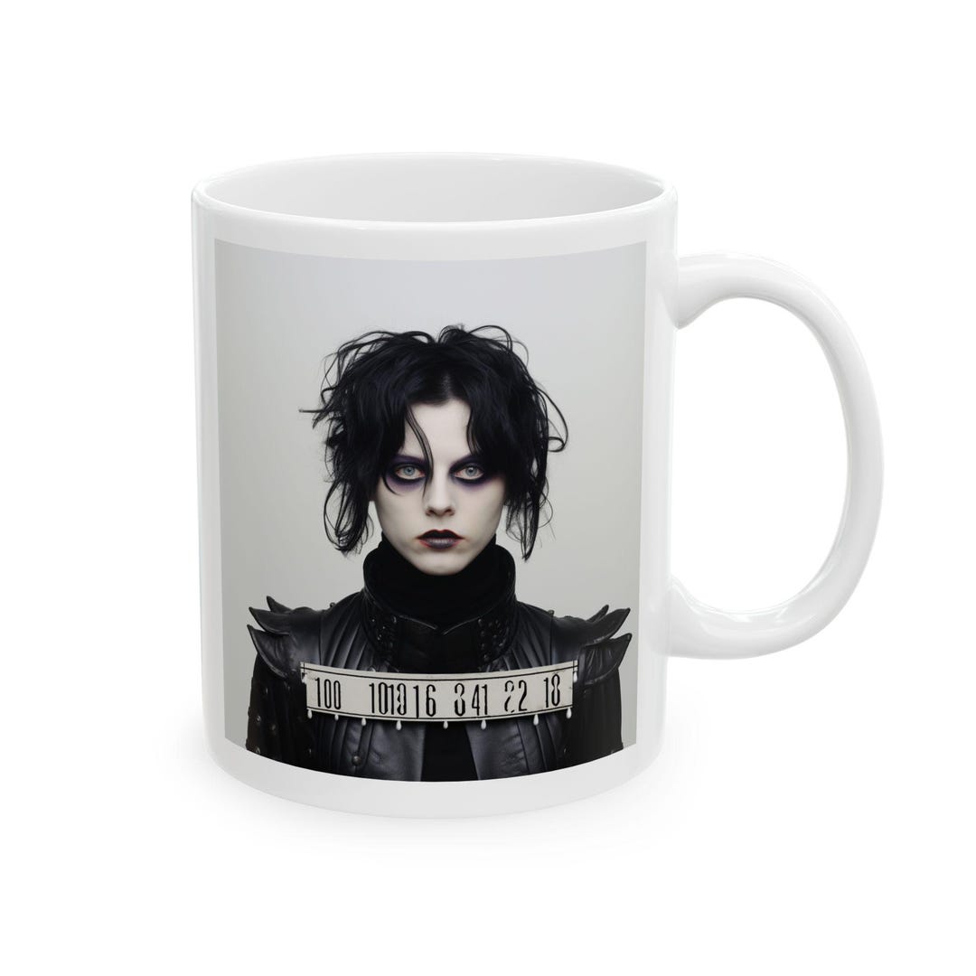 Gothic Mug: Emo Mugshot Coffee Cup - Etsy