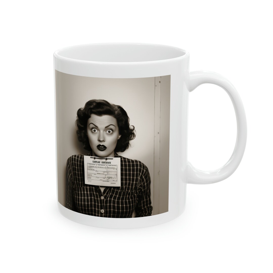 Police Mugshots Designs for Mugs. 1950's - 1960's Hellen - Etsy